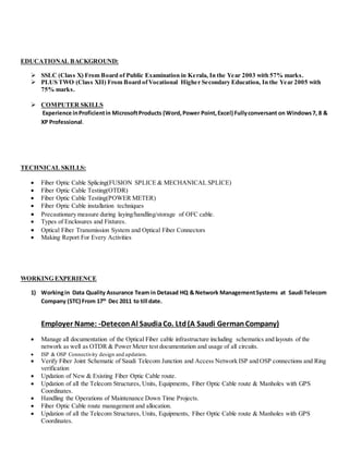 CV- Vinu Kumar | DOCX