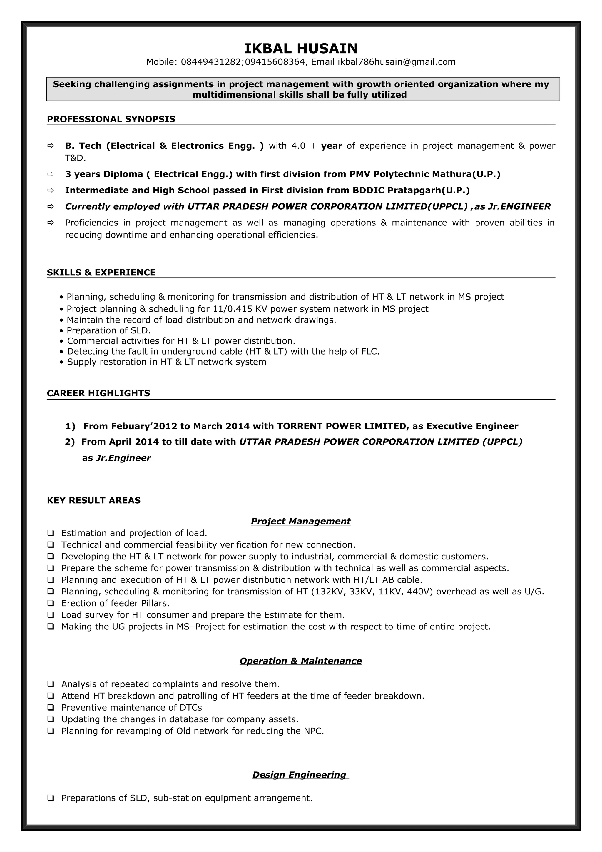 ikbal resume | PDF