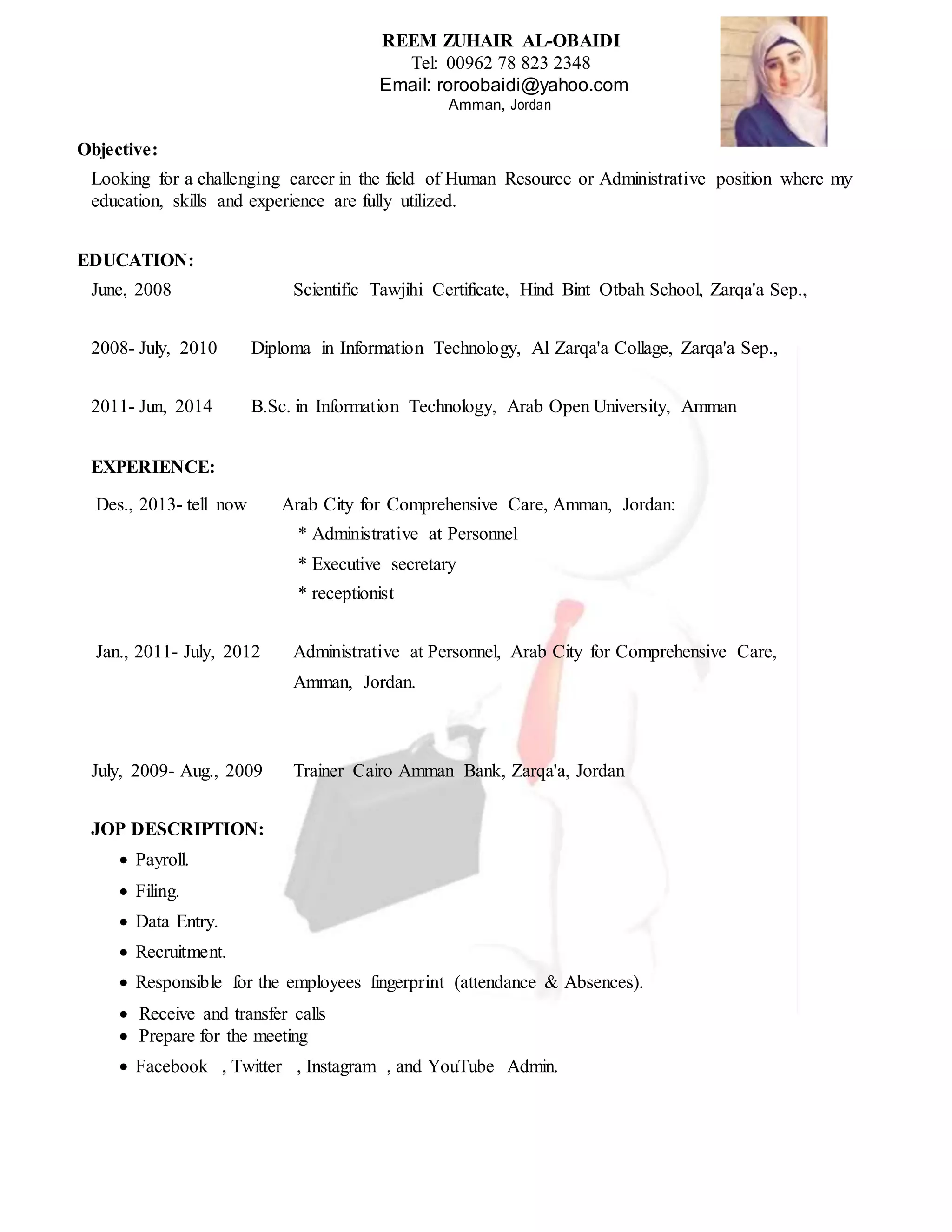 Reems CV | DOCX