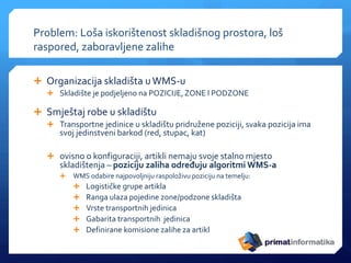 WMS Primat informatika - 5. Supply Chain konferencija | PDF