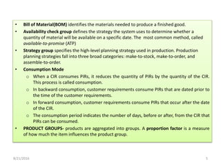 MATERIAL PLANNING PROCESS | PPTX