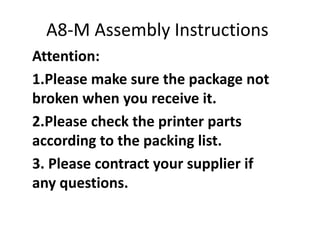 A8-M Double sprinkler 3D Printer Installation Instructions-1.0.pdf