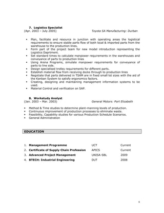 CWAYITA NYELI (CV) 2 | PDF