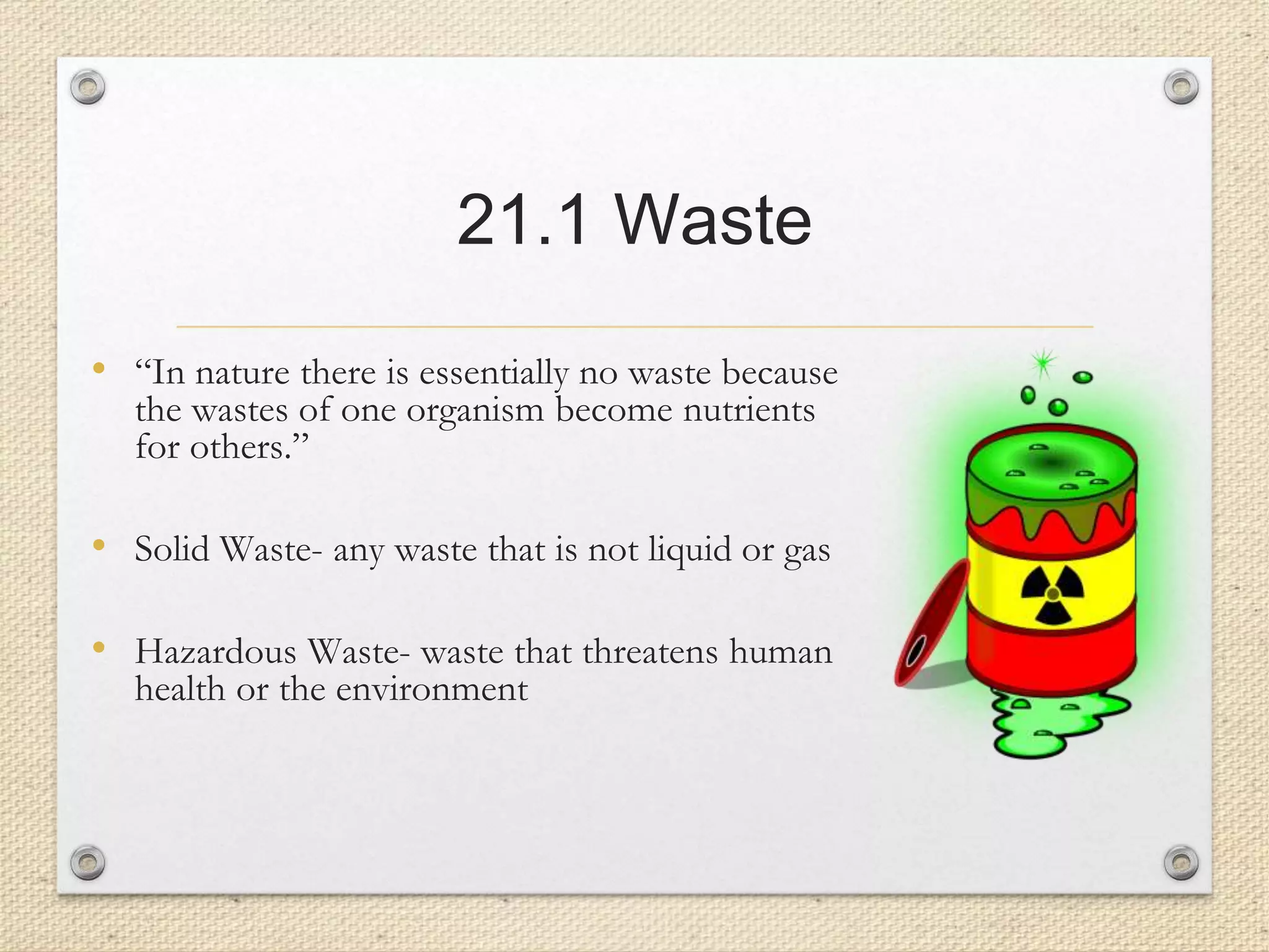 REVISED APES solid and hazardous waste unit ppt | PPT