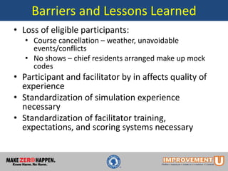 Improvement U Adult Mock Code Presentation | PPTX | Heart and ...