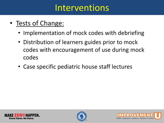 Improvement U Adult Mock Code Presentation | PPTX | Heart and ...