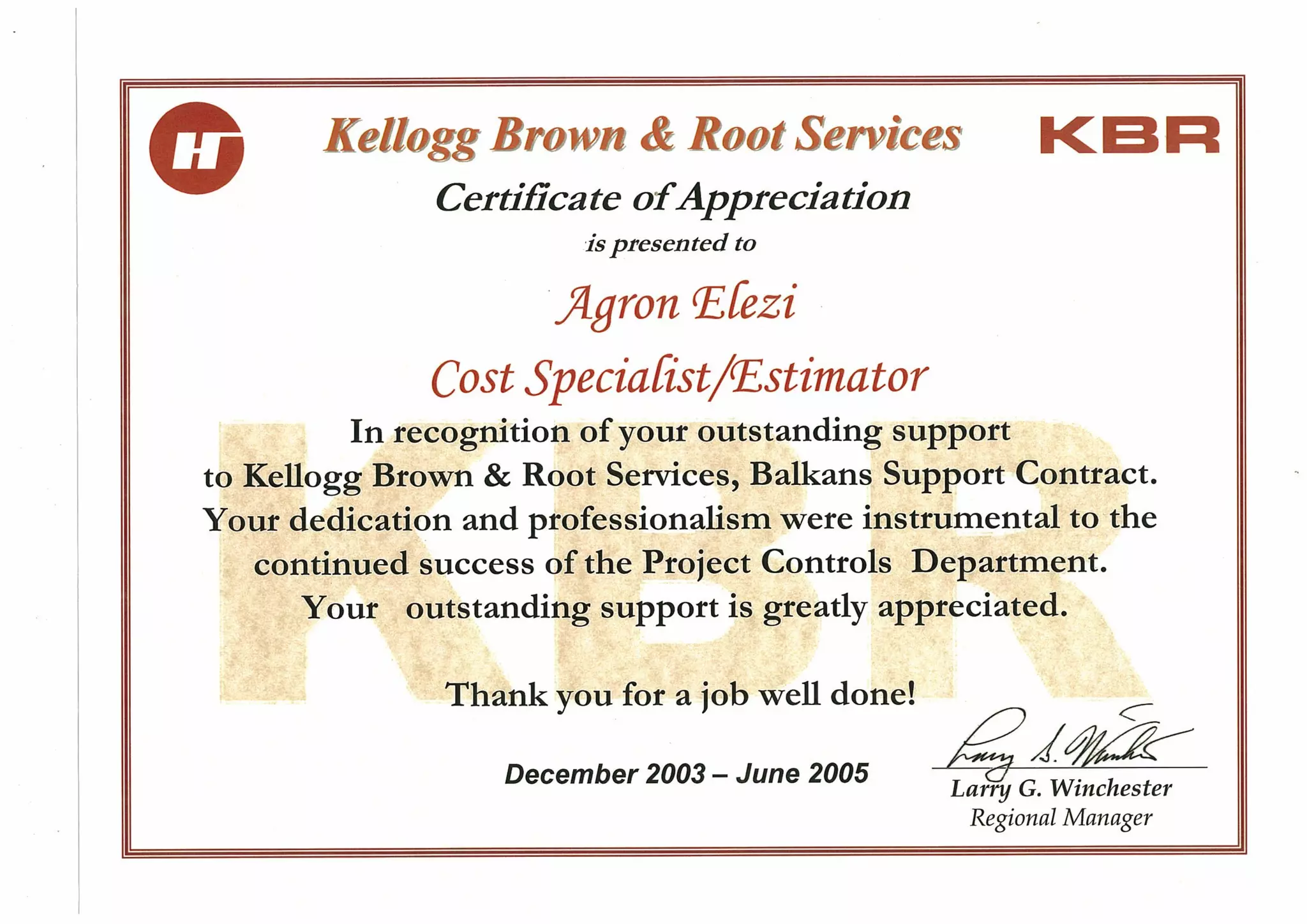 Certificate of appreciation | PDF