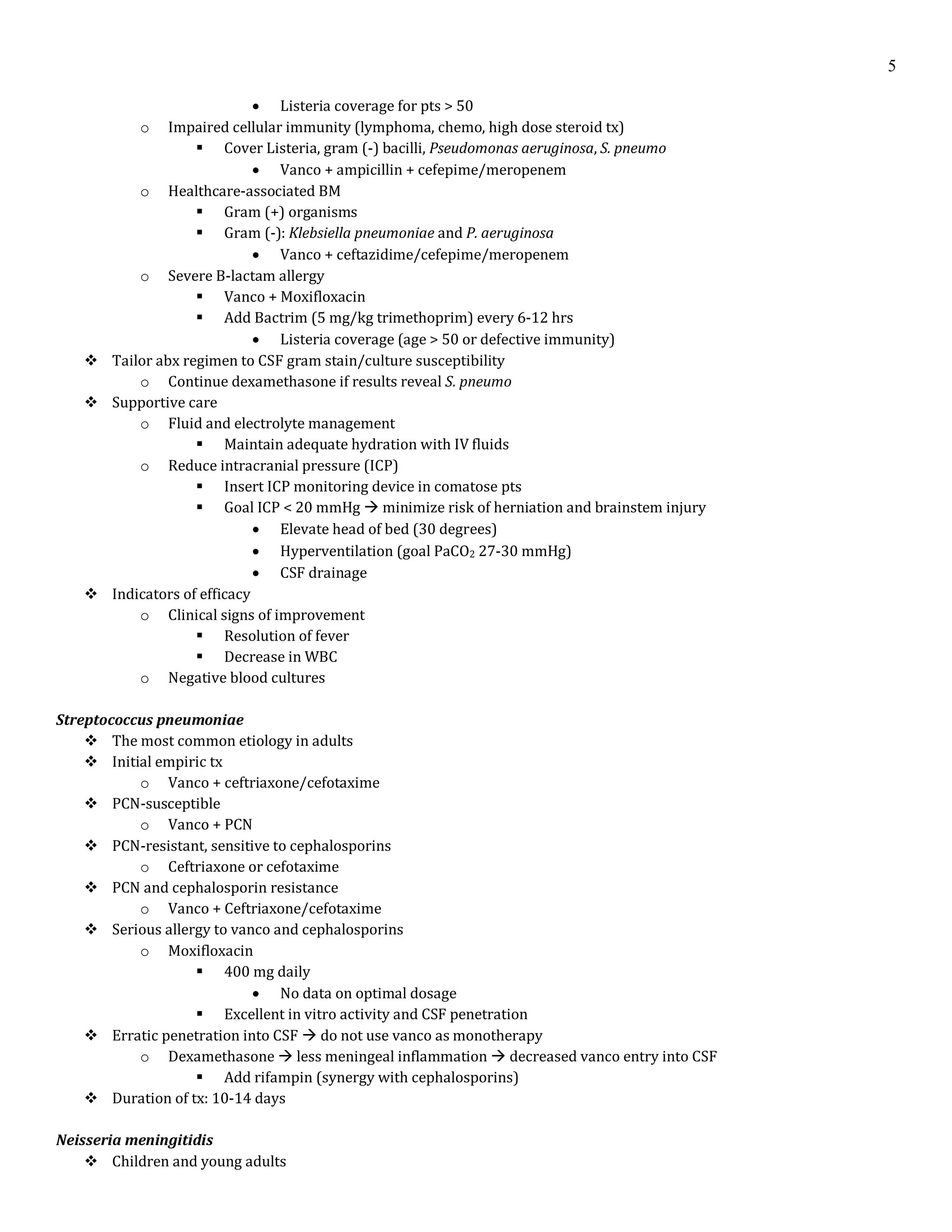 Topic Discussion 3 Bacterial Meningitis | PDF | Infectious Diseases ...