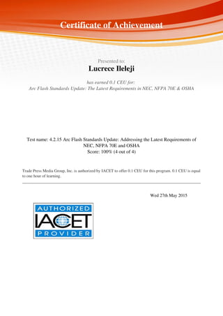 Certificate | PDF