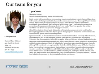 Stanton Chase Digital Media Presentation | PPT