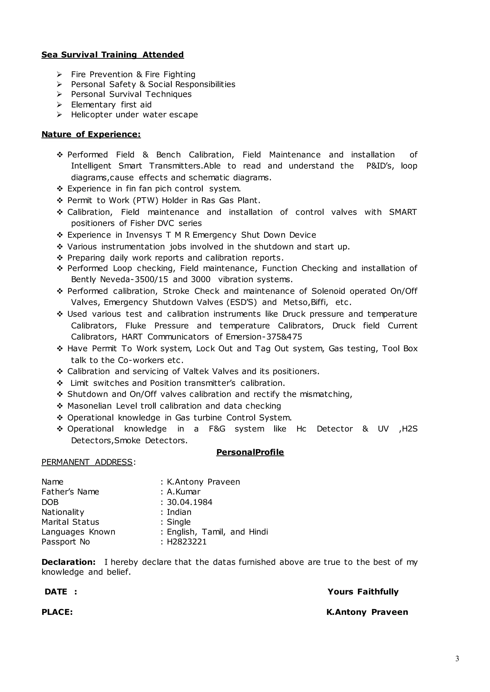 Antony Praveen | DOCX