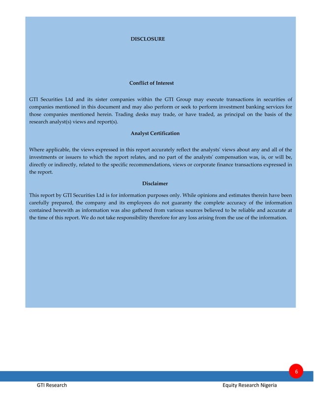 GTI Research-UBA9Months 2015 Report | PDF