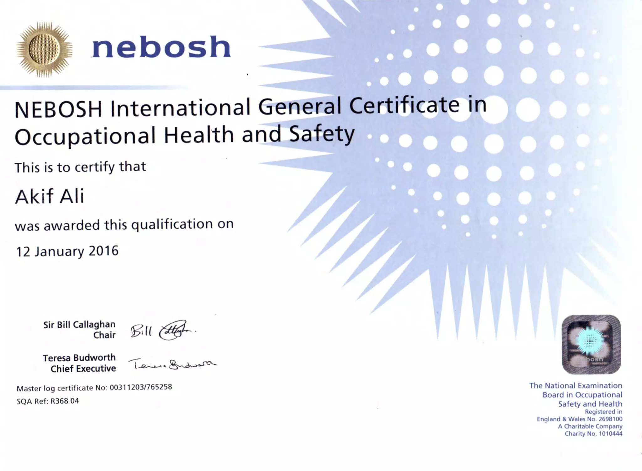 NEBOSH IGC | PDF