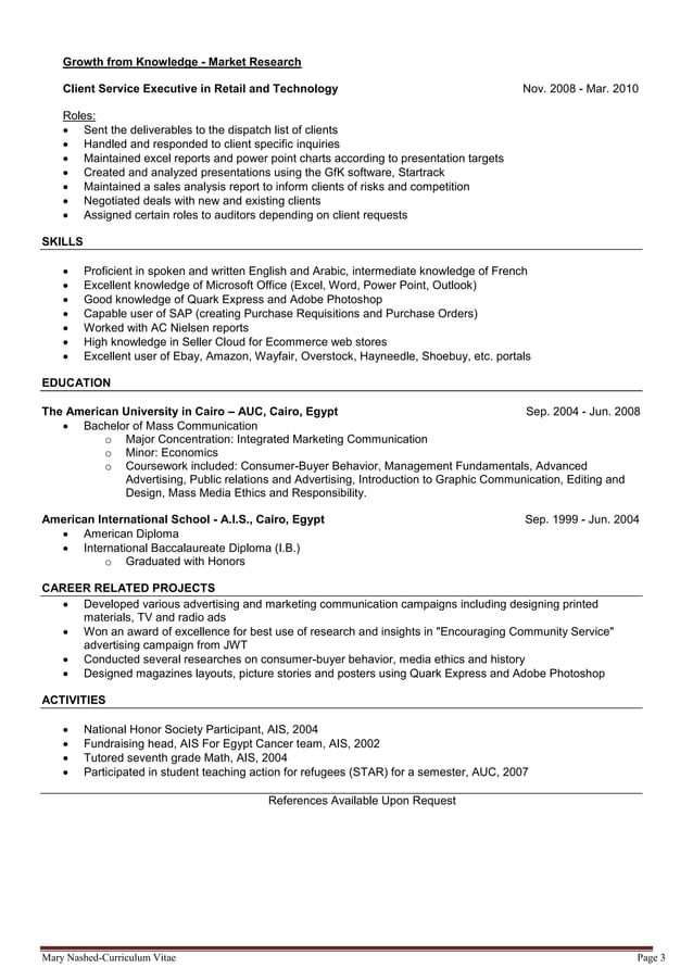 Mary Nashed CV_AUG.2016