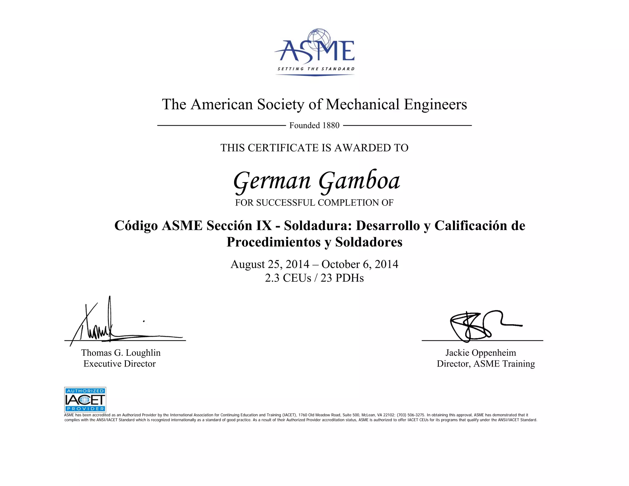 Código ASME Sección IX | PPT