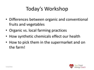 Organic vs Conventional | PPTX