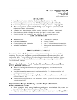 LA 's RESUME PDF | PDF