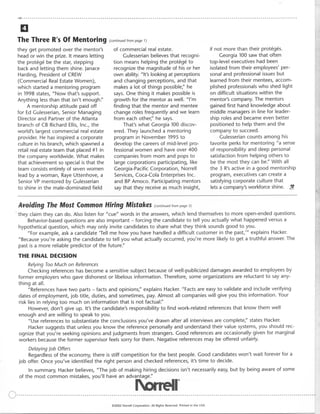 Norrell Three R's of Mentoring | PDF