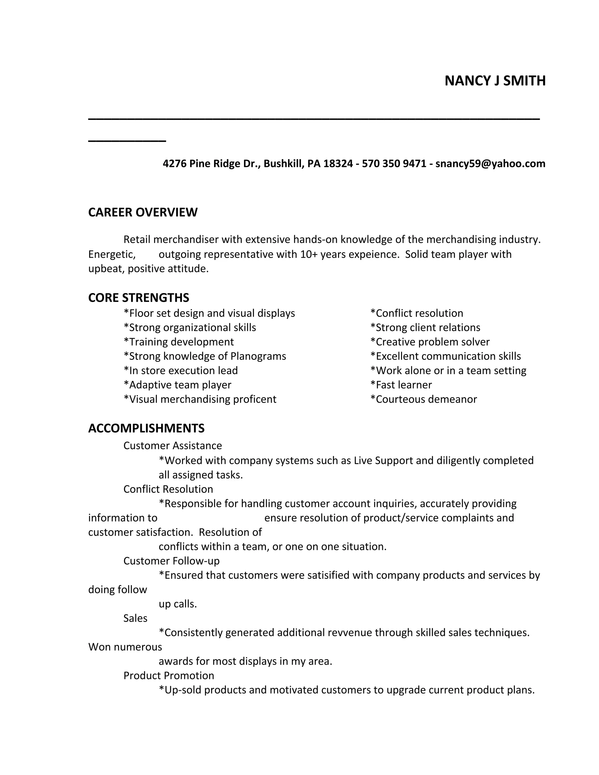 Resume2014 | PDF