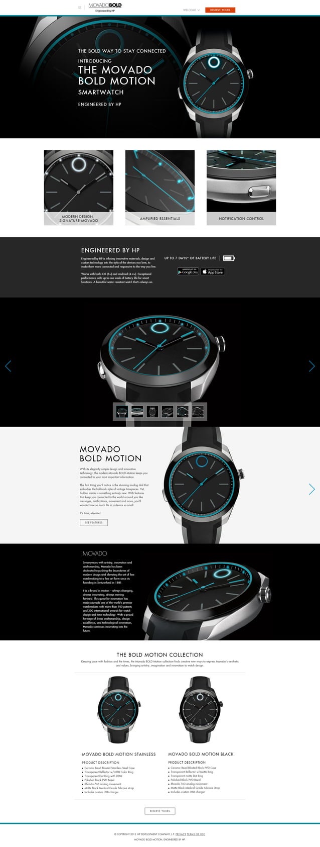 Movado Bold Motion Wearable Smartwatch | PDF