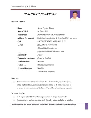 Curriculum-Vitae-updated | PDF