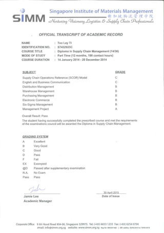 DSCM FINAL CERTIFICATE | PDF