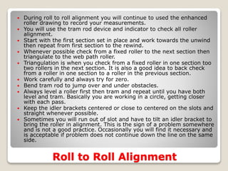 Tram and level training | PPTX