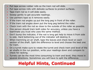 Tram and level training | PPTX