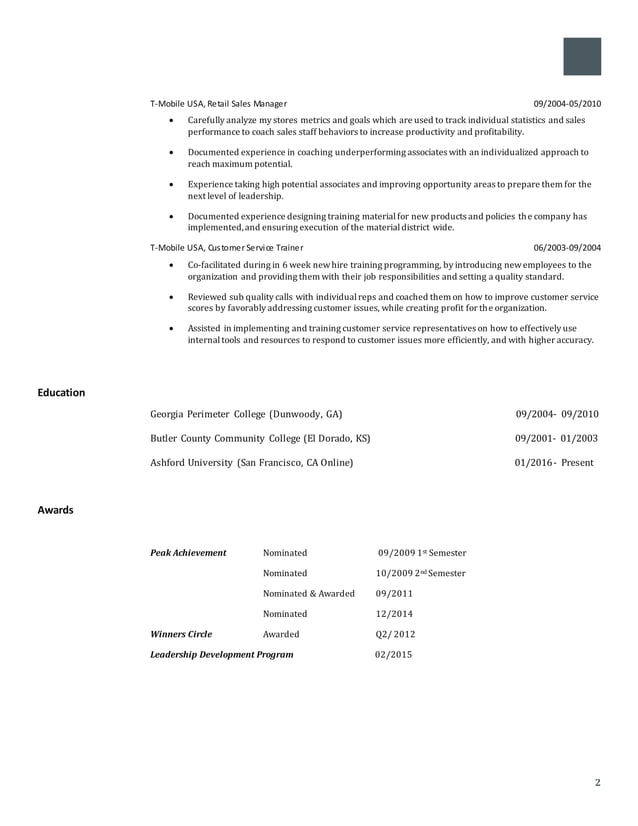 Amy Cole Resume 2016 | DOCX | Sales | Business