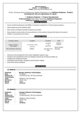 Resume | DOC | Web Development | Internet