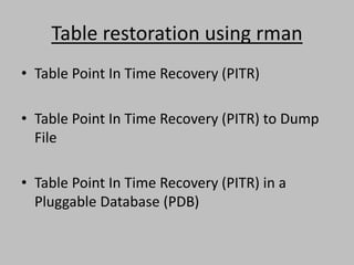 Oracle Database 12c features for DBA | PPT