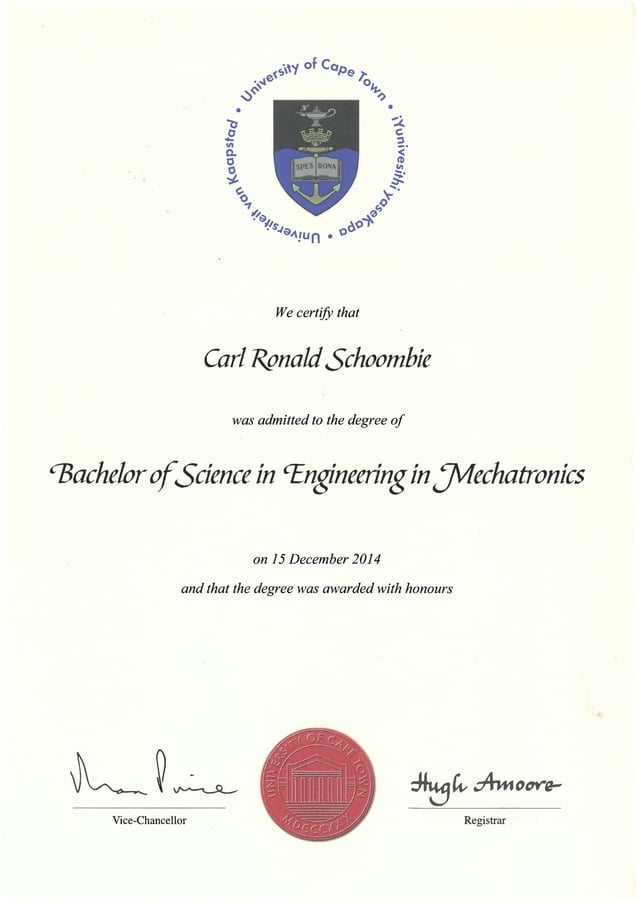 Mechatronics Certificate | PDF