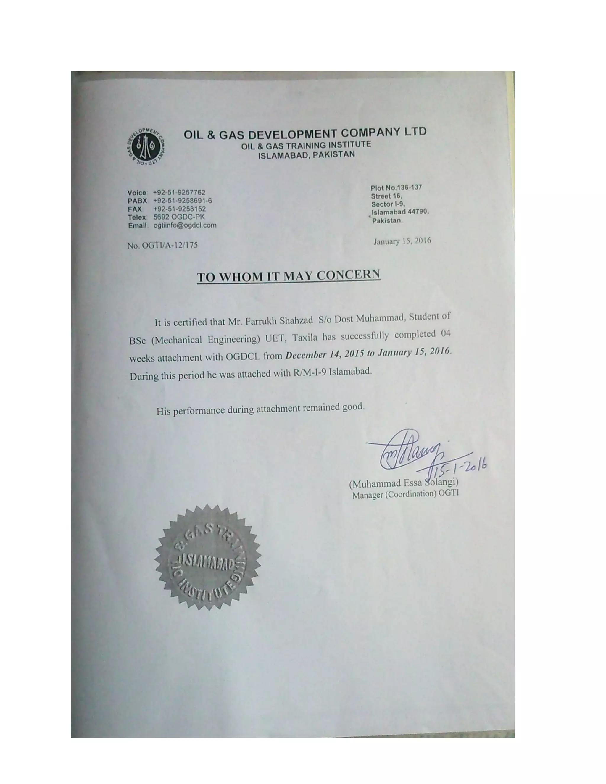 OGDCL | PDF