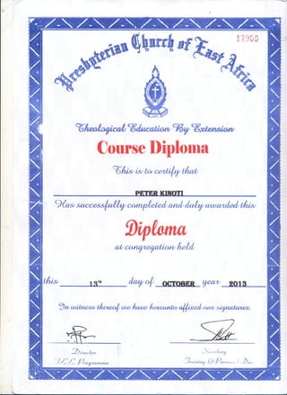 Diploma Certificate | PDF