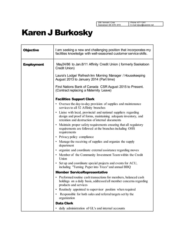 Karen ft resume | PDF