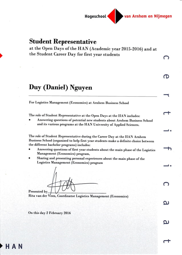Student Representative career | PDF