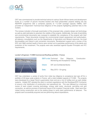 OST Energy - Global Services | PDF