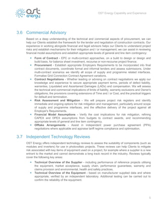 OST Energy - Global Services | PDF