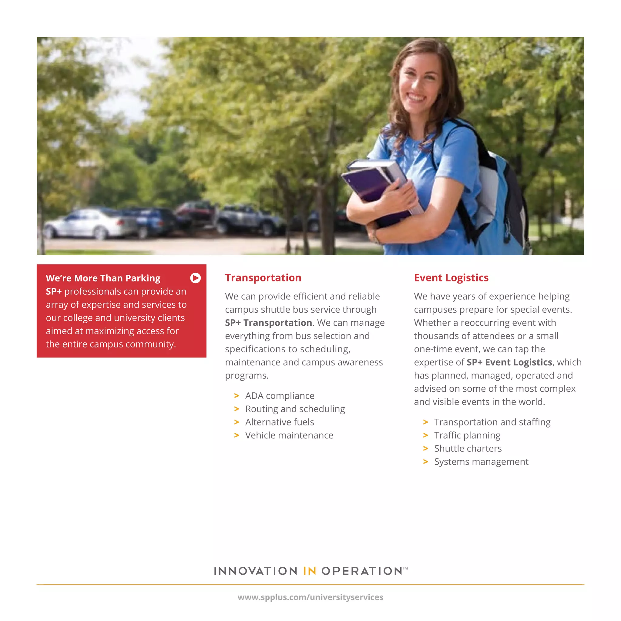 SP+UniversityServices | PDF