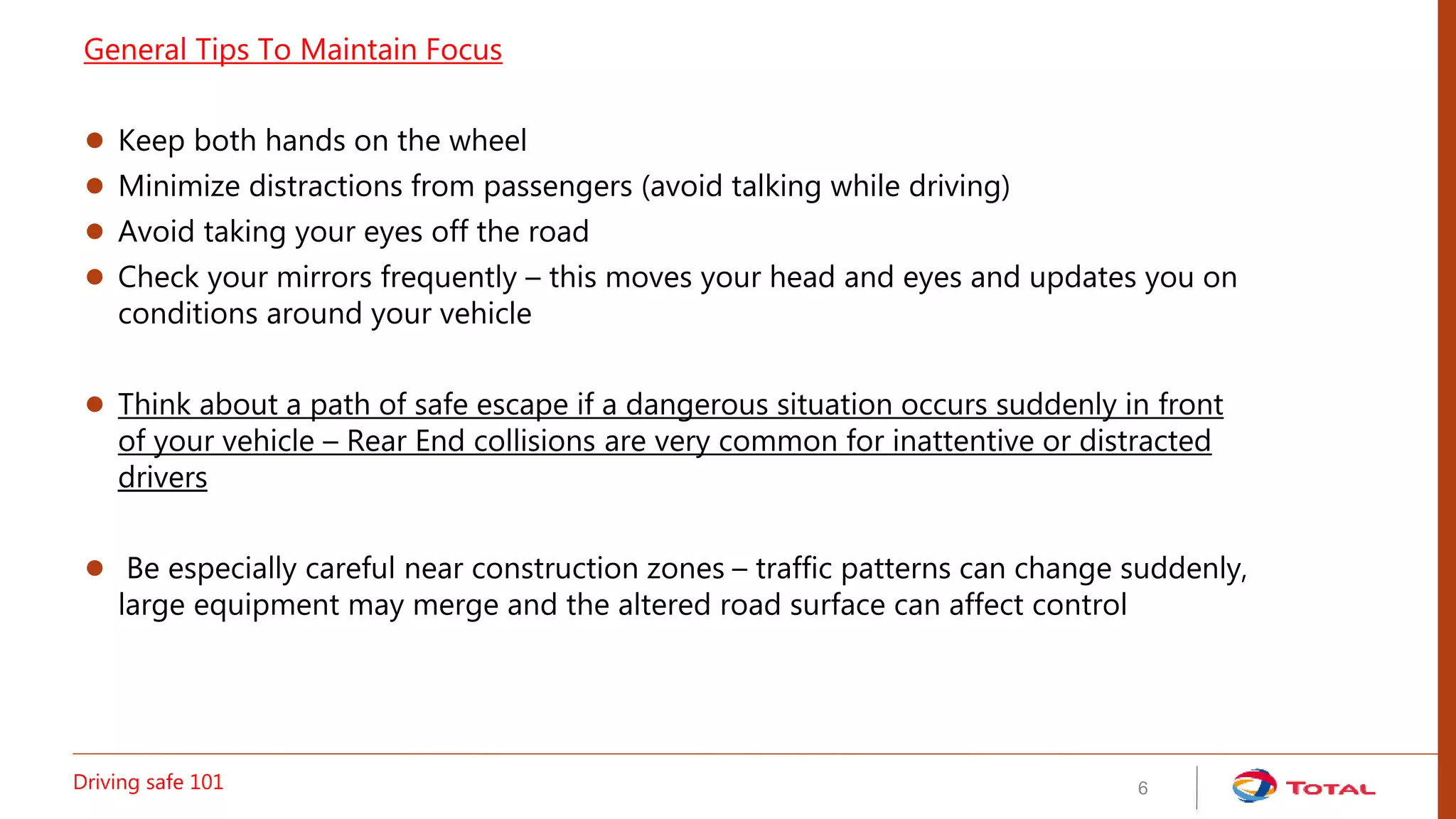 Driving safe 101.pptx(print) | PPTX