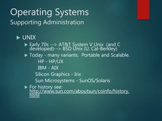 System Administration DCU | PPTX