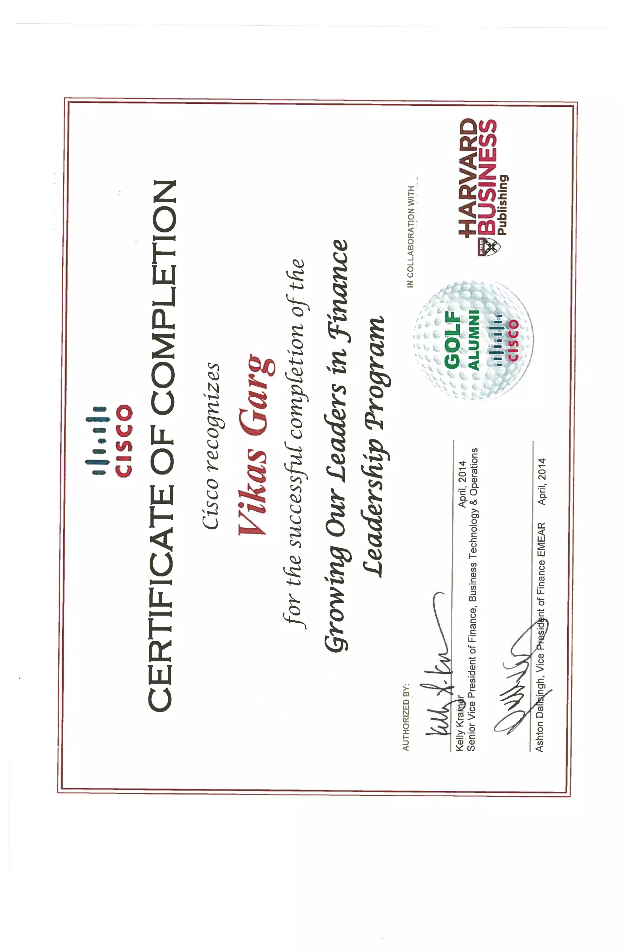 Leadership training Certificate | PDF