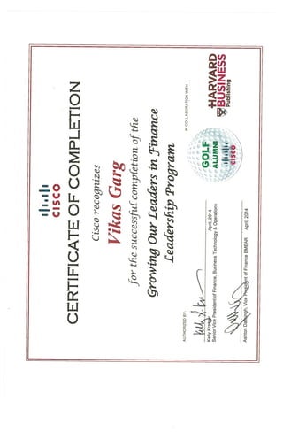 Leadership training Certificate | PDF