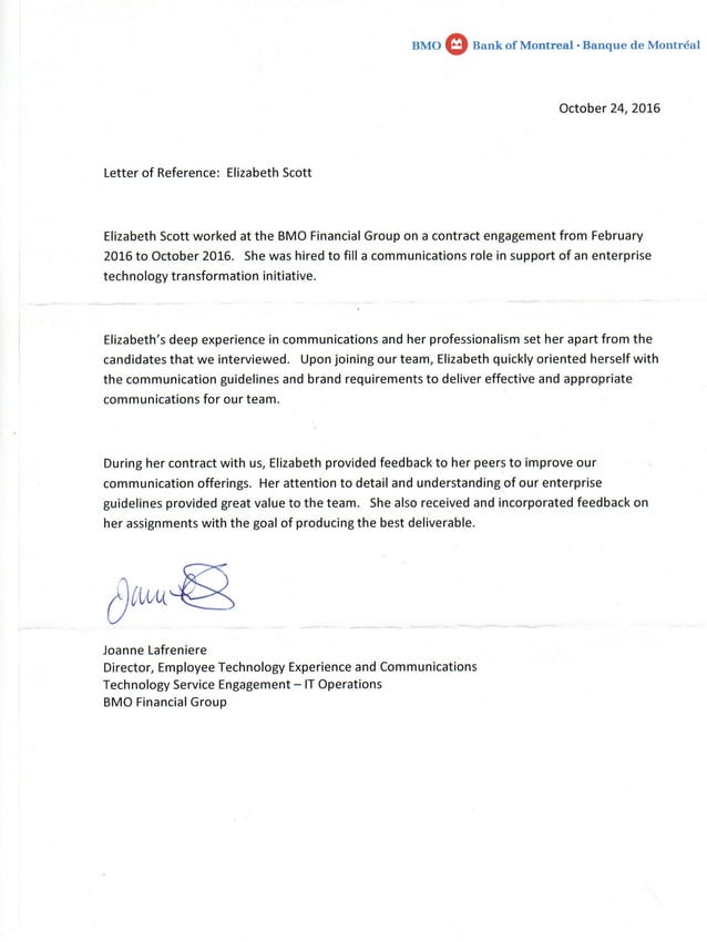 BMO Ref Letter | PDF