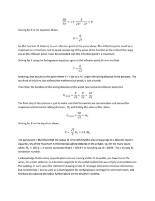 CIRCLES OF COVERAGE FOR TELECOM ROOMS | PDF