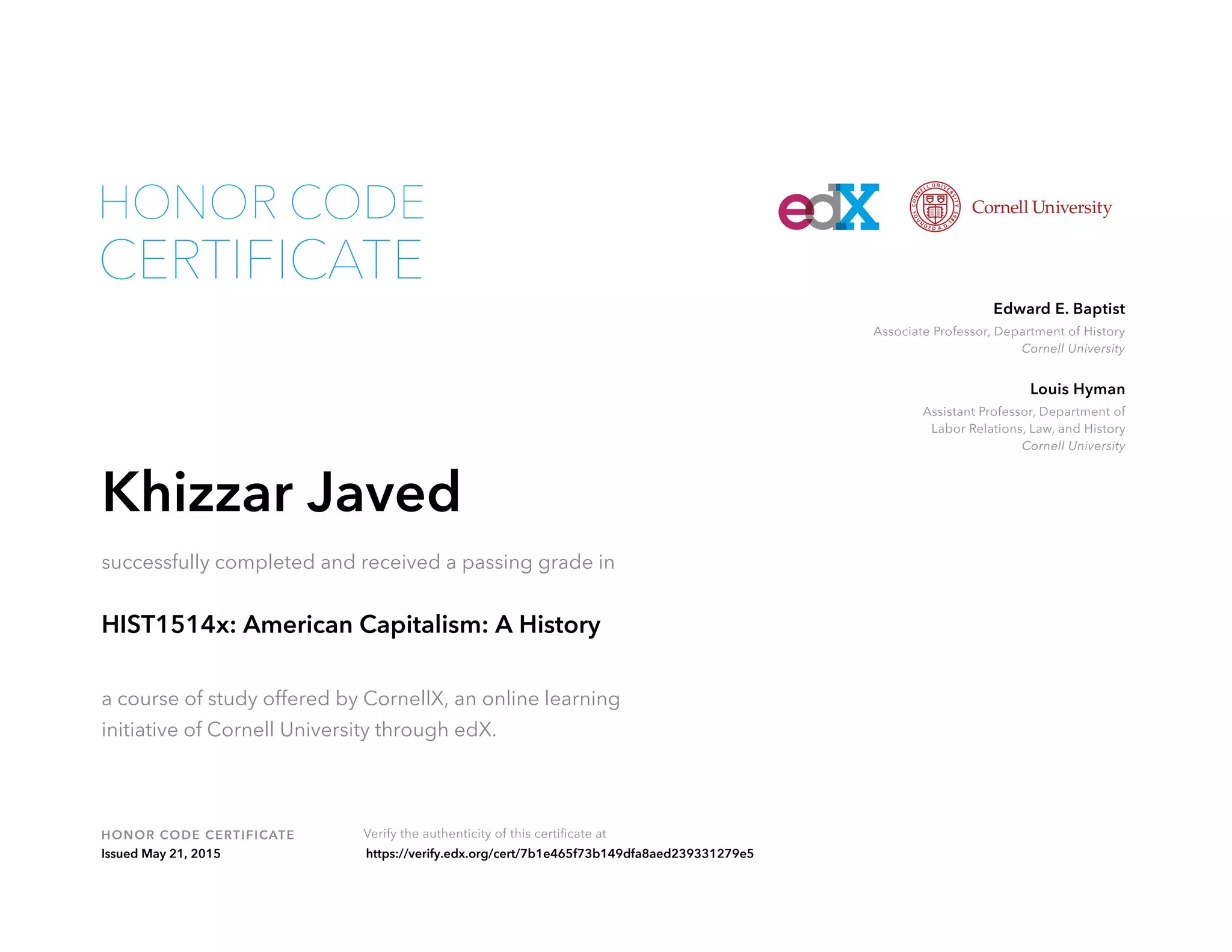 Certificate edX | PPT