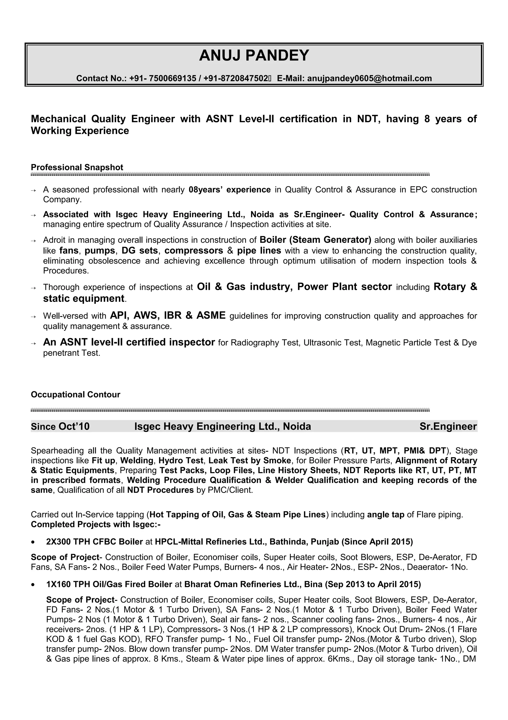 anuj cv | PDF