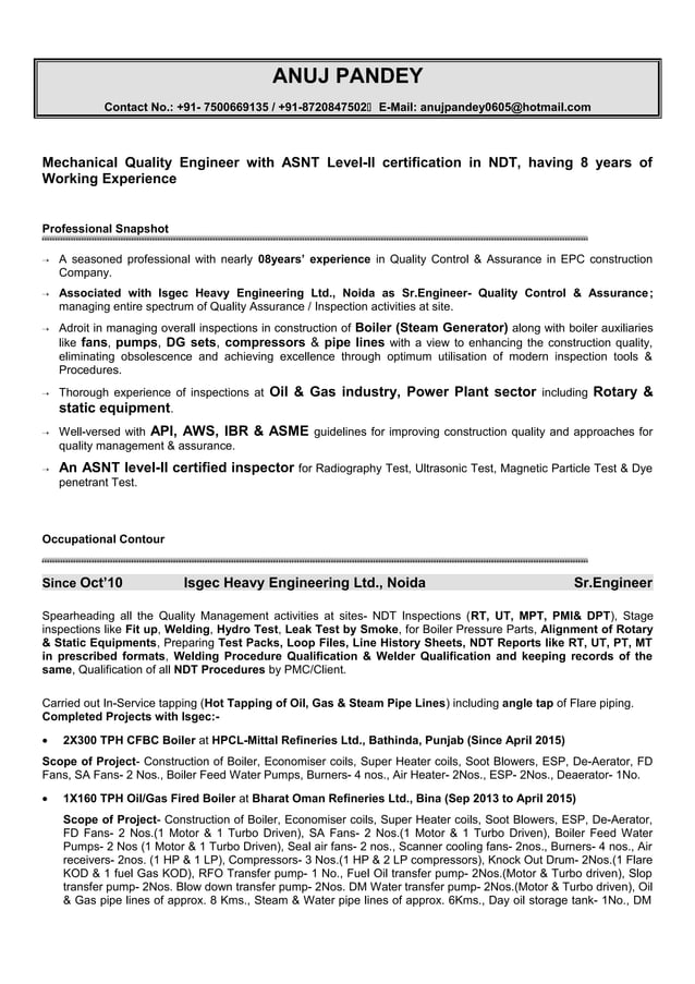anuj cv | PDF