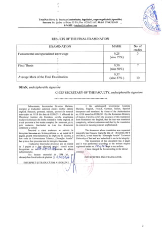 Bachelor's degree + Diploma supplement | PDF