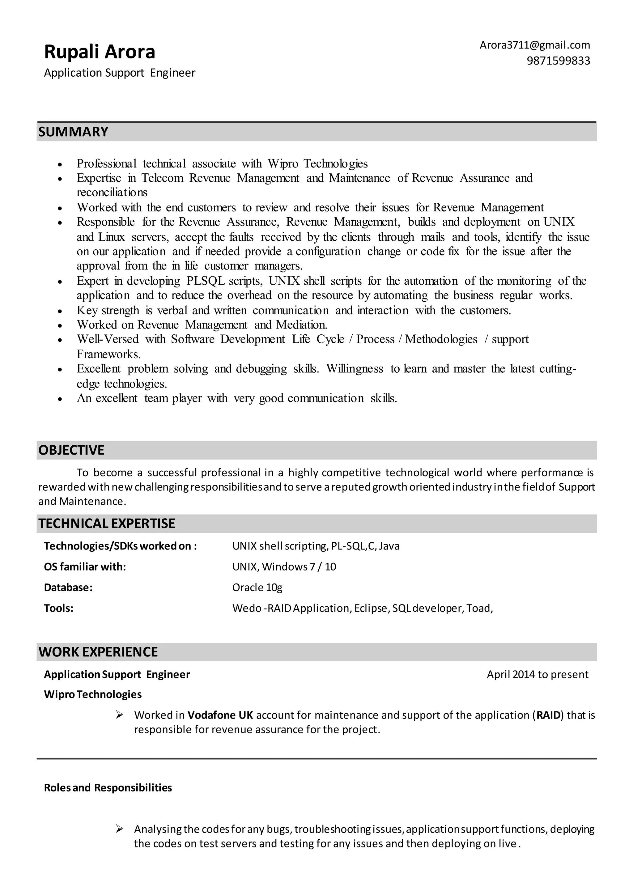 Rupali Arora(CV) | DOCX